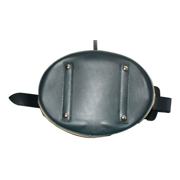 Burberry | Bags | F5 Auth Burberry Drk Green Leather Trim Neutral ...